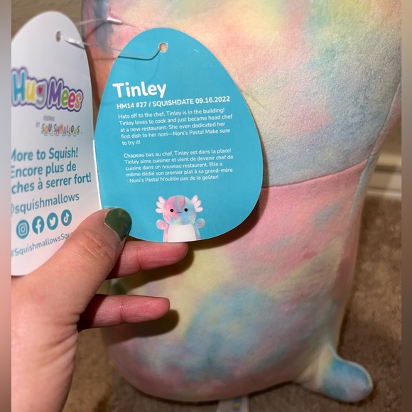 Squishmallows | Toys | New 4 Tinley The Axolotl Hug Mees Squishmallows ...